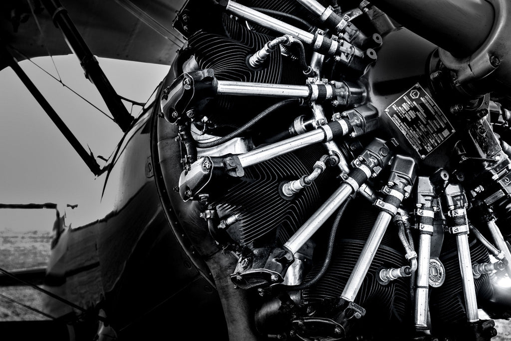 Boeing Stearman Lycoming Radial Engine |Aircraft and Aviation Posters ...